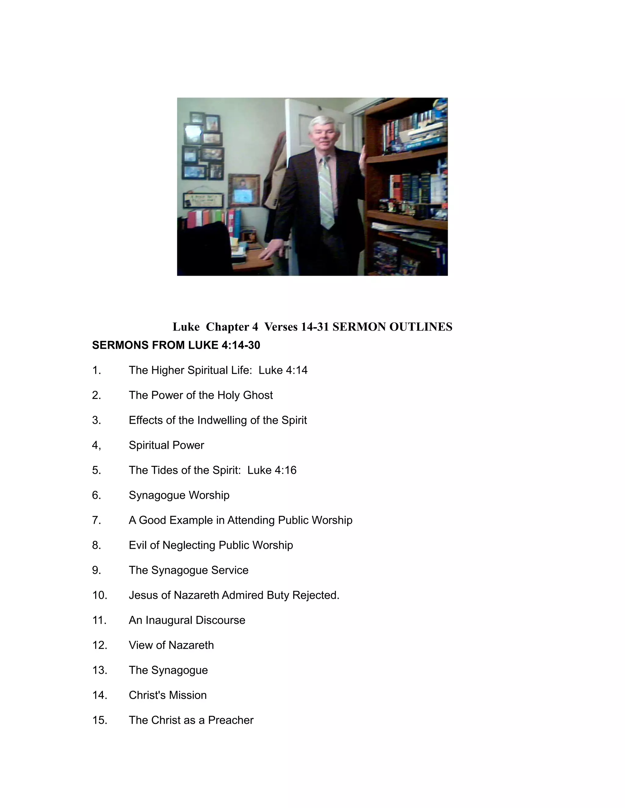 Luke 4 14 30 study of the teaching of jesus 03 01 | RTF