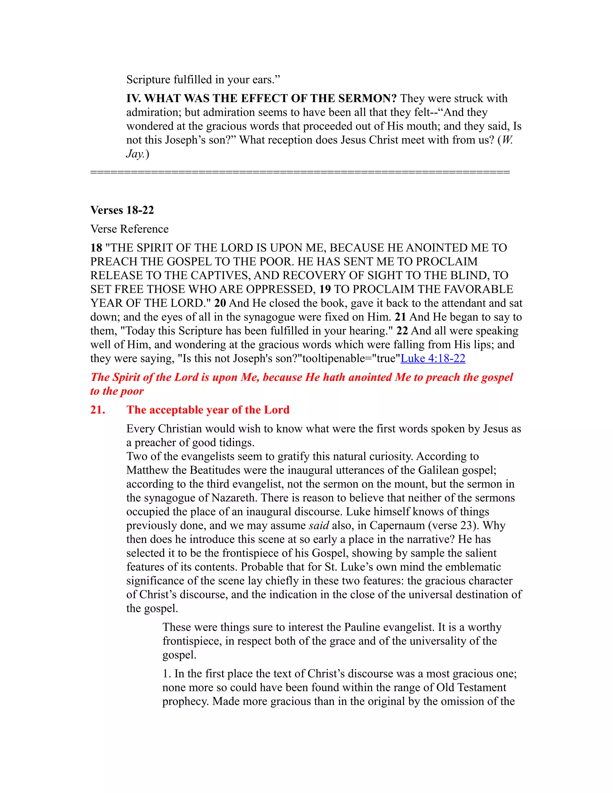 Luke 4 14 30 study of the teaching of jesus 03 01 | PDF