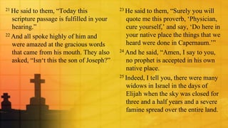 4th Sunday - Gospel - Luke 4:21–30 | PPSX