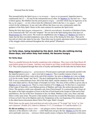 Luke 4 introduction temptation of jesus manuscript | PDF