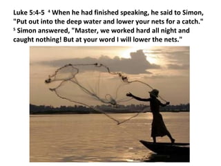 Luke 5 1 11 Project 1 B | PPT