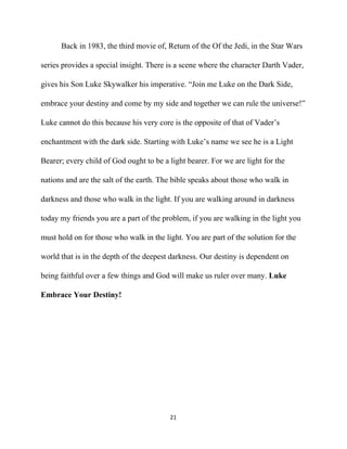 Luke Embrace Your Destiny | PDF