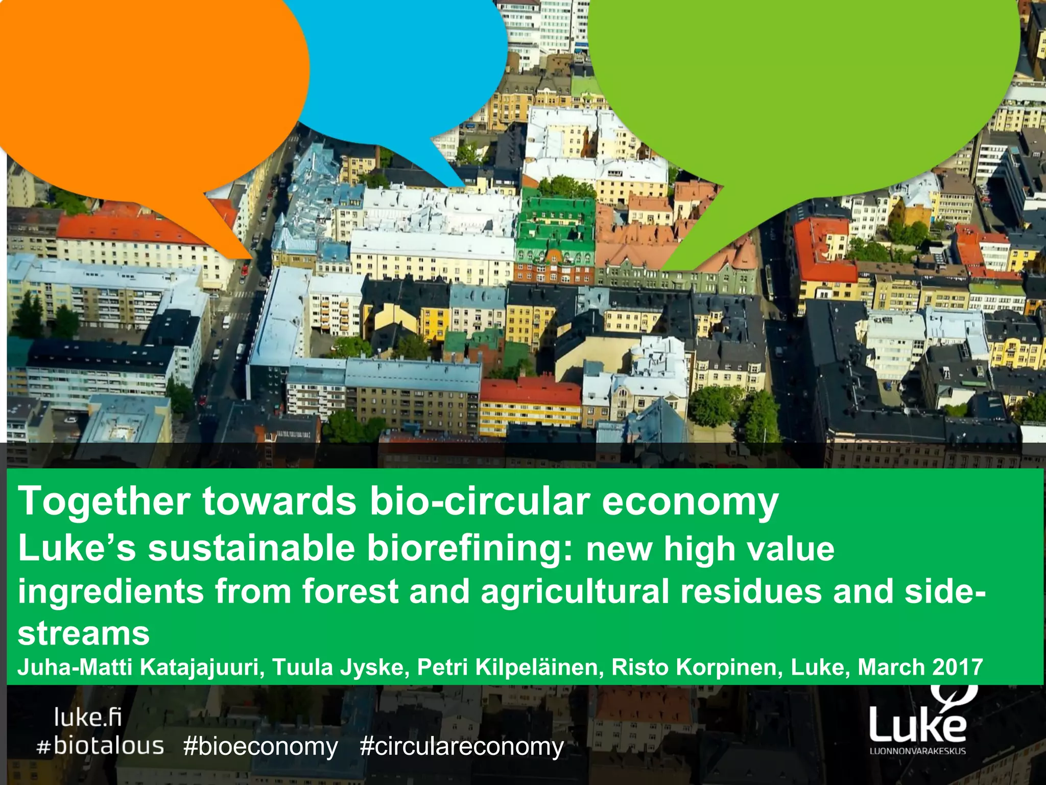 Together towards bio-circular economy | PPT