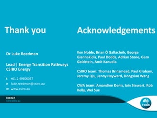 Update on Australian TIMES Model Development | PDF