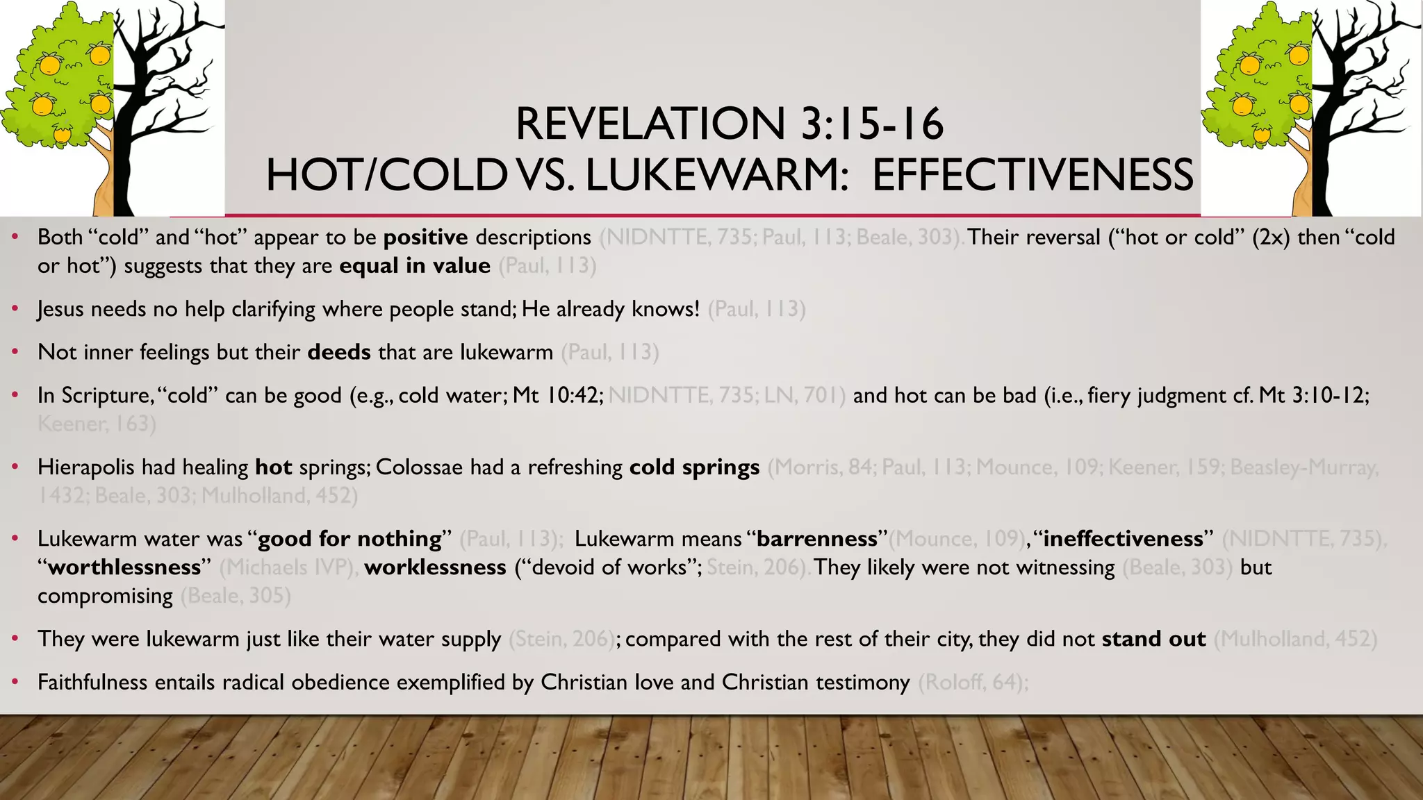 Hot or Cold: | Lukewarm: | Revelation 3:14-22 Bible Study | PDF