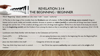 Hot or Cold: | Lukewarm: | Revelation 3:14-22 Bible Study | PDF