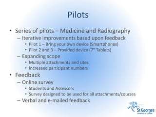 Cross-faculty implementation of Myprogress | PPT