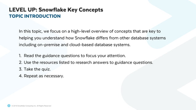 Snowfkale key concepts for snow pro core | PPT