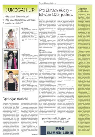 Elimäen lukioon lehtiliite 2012 | PDF