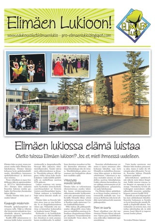 Elimäen lukioon lehtiliite 2012 | PDF
