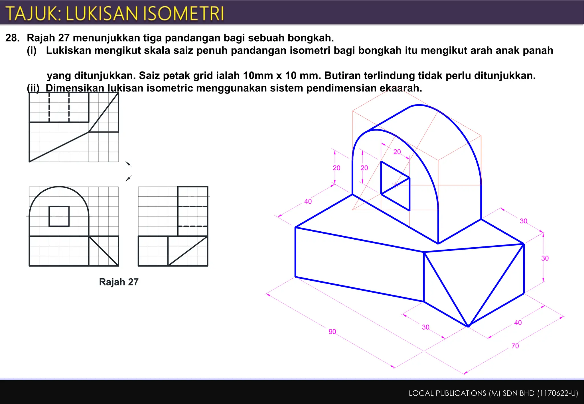 Lukisan Isometri Lukisan Isometri Lukisan Isometri | PPT