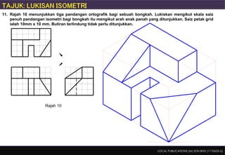 Lukisan Isometri Grafik Komunikasi Teknikal | PPT