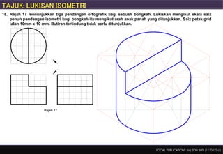 Lukisan Isometri Grafik Komunikasi Teknikal | PPT