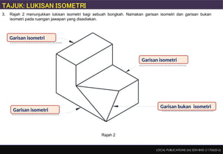 Lukisan Isometri Grafik Komunikasi Teknikal | PPT