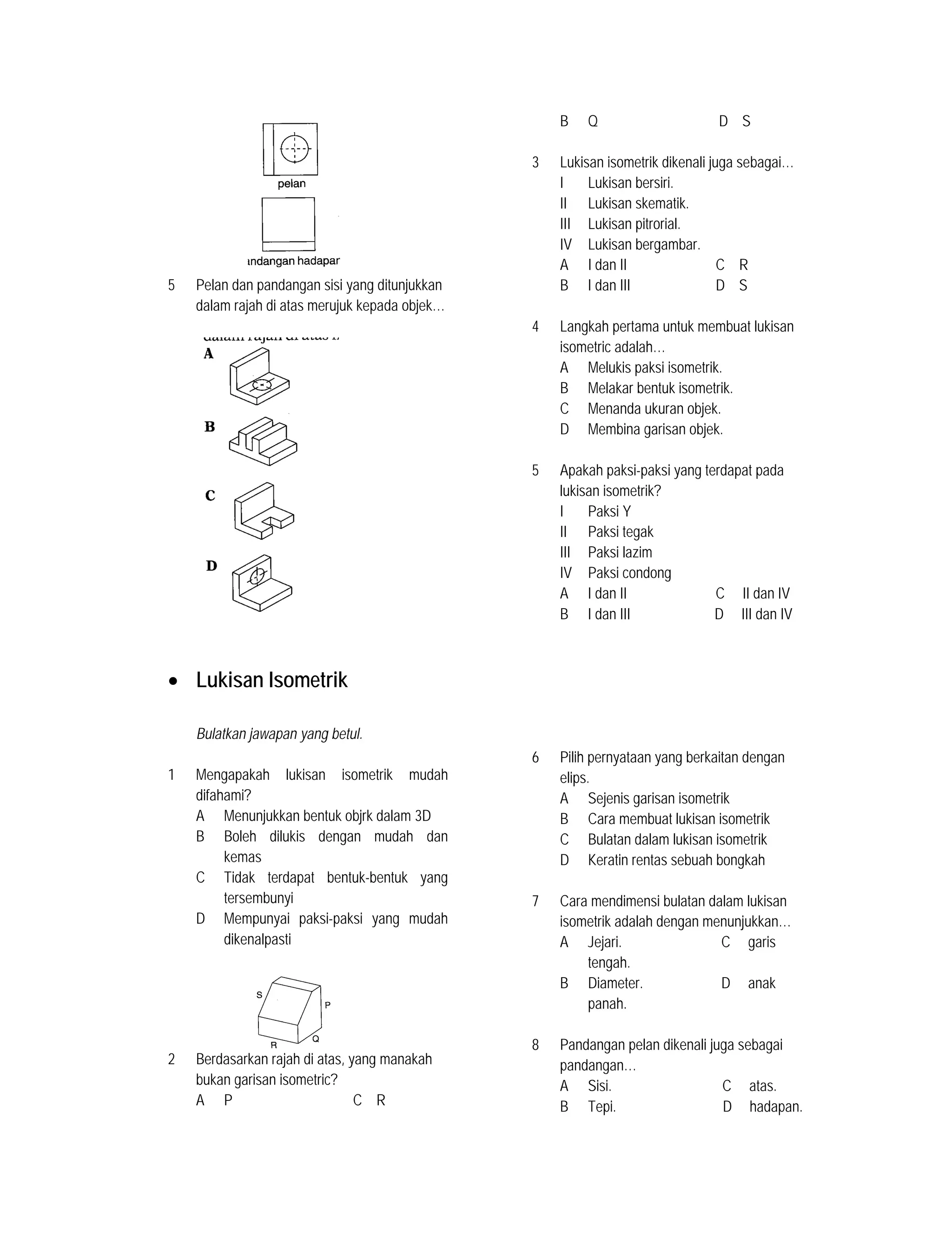 LUKISAN ISOMETRIK | PDF