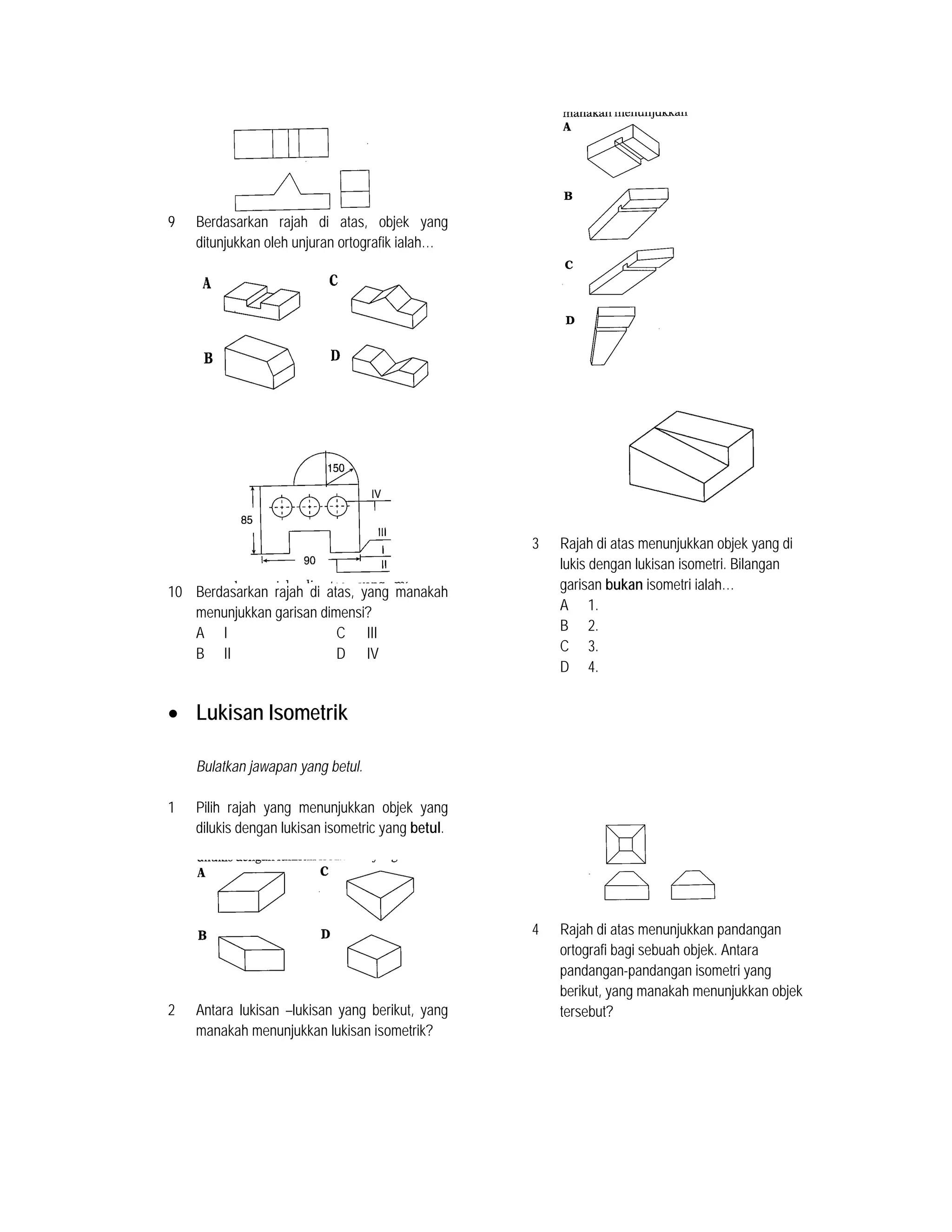 LUKISAN ISOMETRIK | PDF