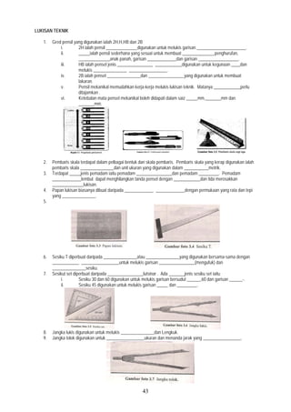 Lukisanteknik modul soalan | PDF
