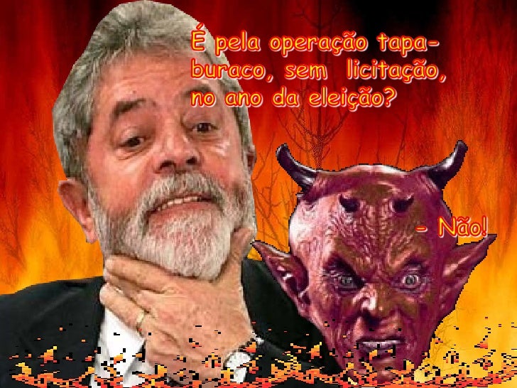 A incrível estoria da conversa entre o diabo e Lula
