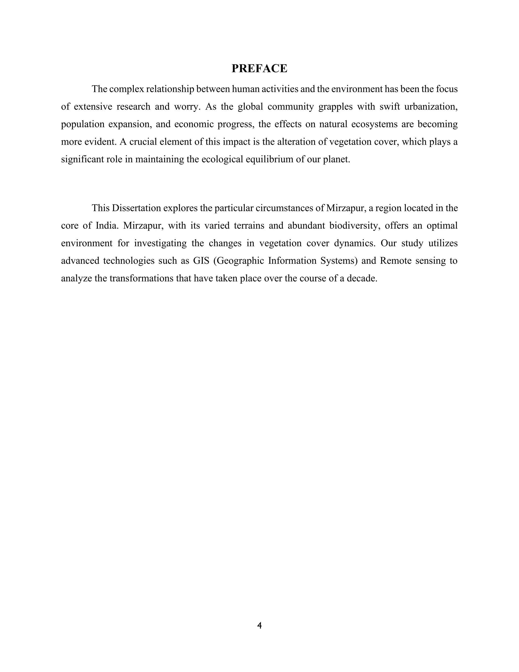 LAND USE LAND COVER AND NDVI OF MIRZAPUR DISTRICT, UP | PDF