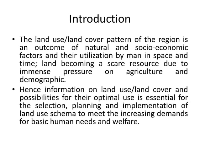 LAND USE LAND COVER FEATURES IN AND AROUND SURYAPET TOWN FOR URBAN ...