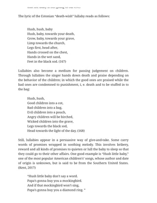 Lullabies | PDF