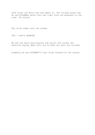 Lullaby Script | DOCX