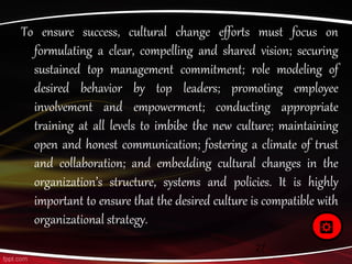 Chapter 3 Creating Organizational Culture by LULOu | PPT