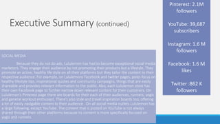 Lululemon Persona Development | PPTX
