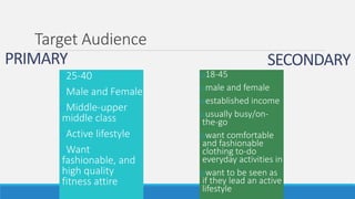 Lululemon Persona Development | PPTX