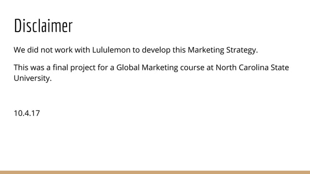 Lululemon Marketing Strategy | PPT