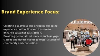 Lululemon Business Type Model Explanation | PPTX