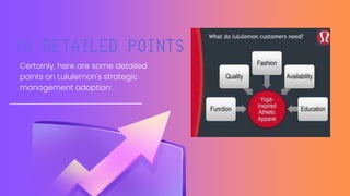 Lululemon Business Type Model Explanation | PPT