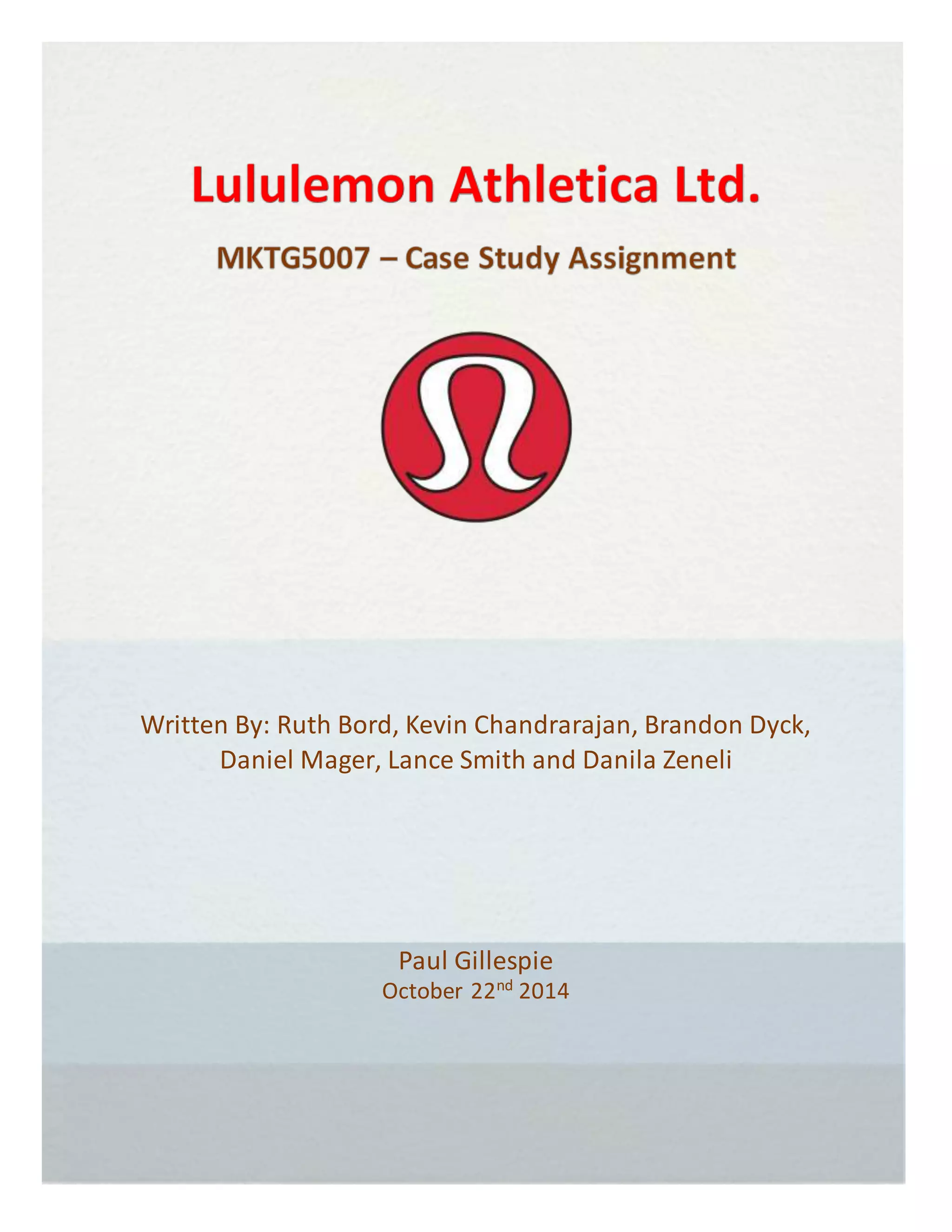 Lululemon final | DOCX
