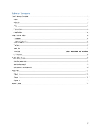 Lululemon final | DOCX | Social Networking | Internet