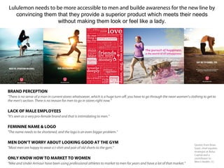Lululemon Proposal | PPT | Men\'s Health | Healthy Living