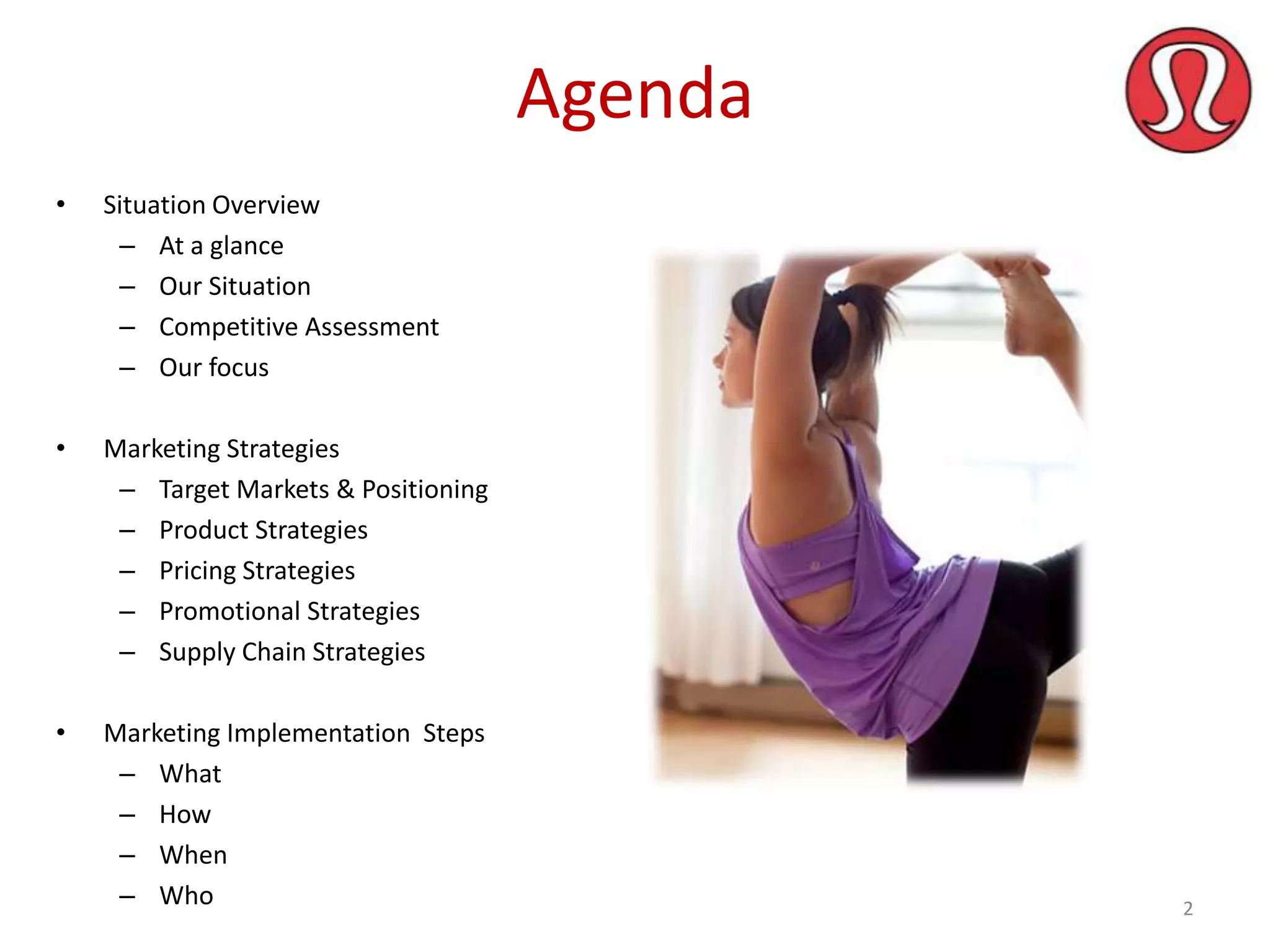 Lululemon marketing plan revised | PPTX