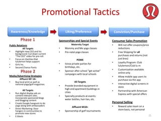 Lululemon marketing plan revised | PPTX