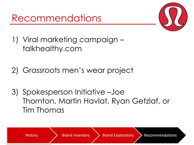 Lululemon Branding Strategy | PPT