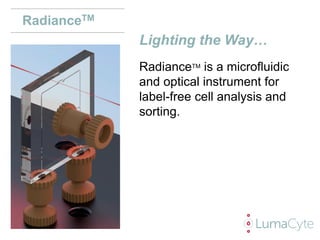 LumaCyte label-free single cell analysis and sorting products and ...