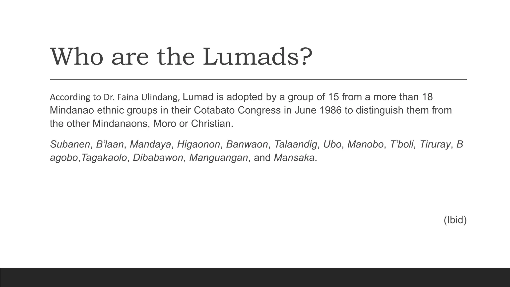 Lumads of Mindanao.pptx
