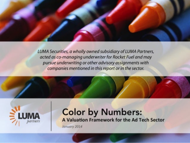 LUMA's Color by Numbers Ad Tech Valuation Framework