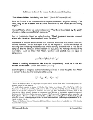 Lumatul itiqaad (Sufficiency of Creed) | PDF