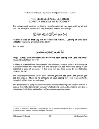 Lumatul itiqaad (Sufficiency of Creed) | PDF