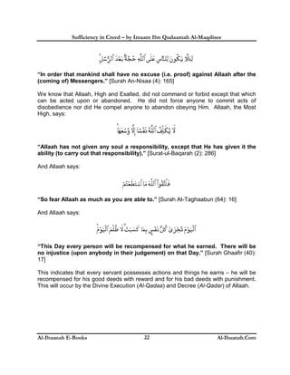 Lumatul itiqaad (Sufficiency of Creed) | PDF