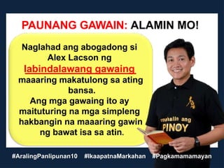 Lumawak na Pananaw ng Pagmamamayan ng isang Pilipino | PPTX