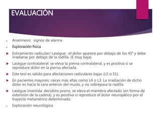 Lumbalgia en AP | PPTX
