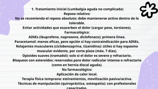 LUMBALGIA, clasificacion signos y sintmas | PPTX