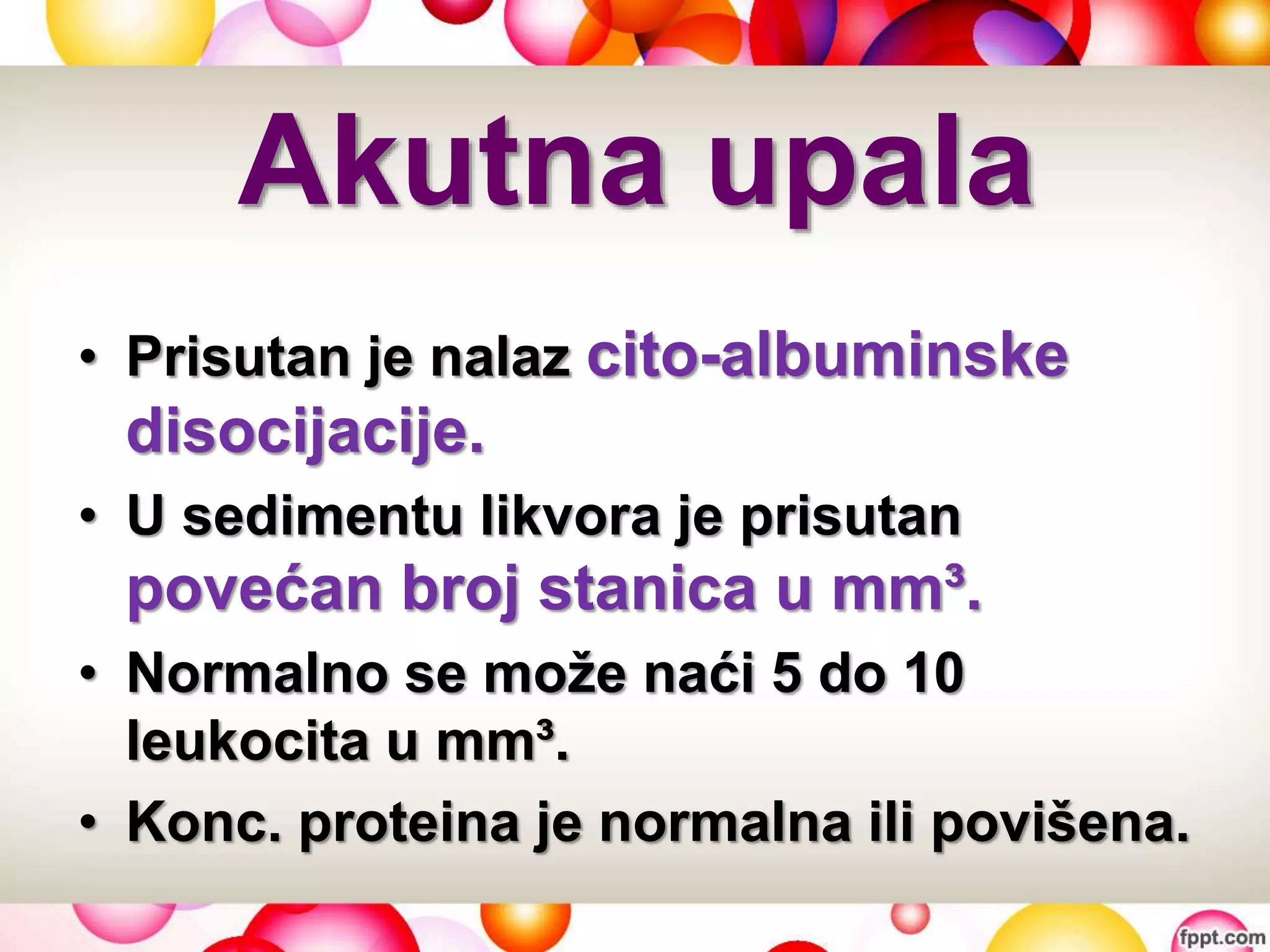 Lumbalna punkcija | PPSX