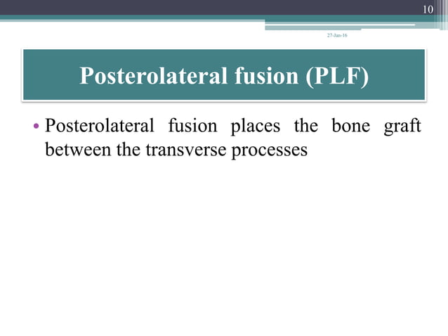 Lumbar interbody fusion indications techniques and complications | PPTX