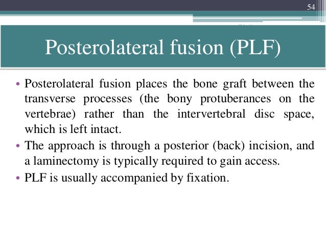 Lumbar interbody fusion indications techniques and complications